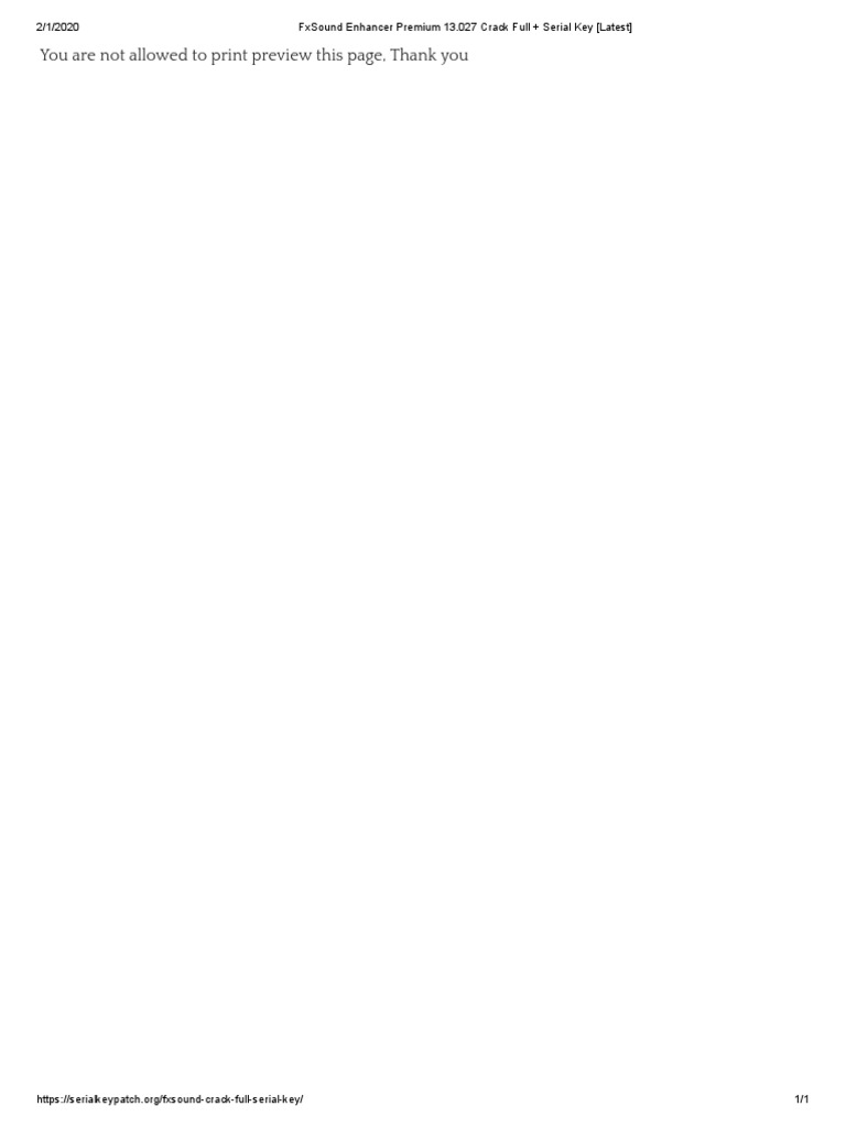 FxSound Enhancer Premium 13.027 Crack Full + Serial Key (Latest) PDF | PDF