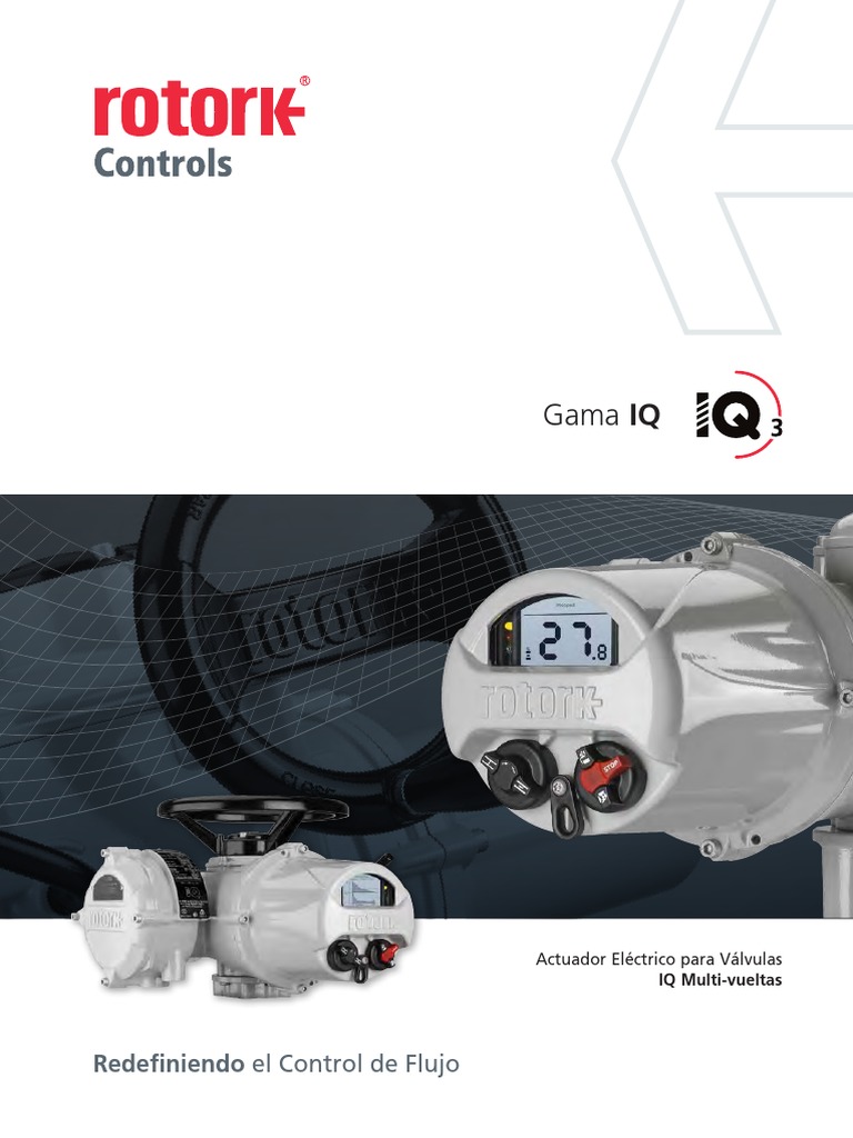 Rotork IQ3 - 3ra Generación | PDF | Bluetooth | Solenoide