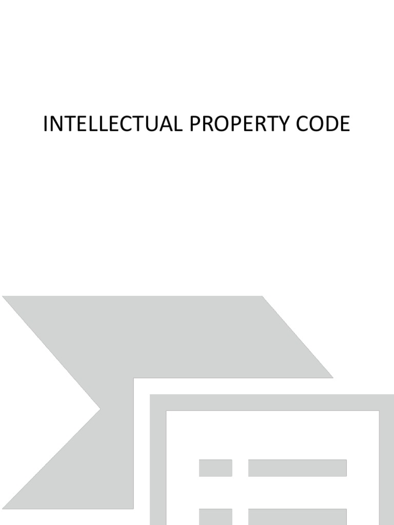 Intellectual Property Code Edited RFBT | PDF | Prior Art | Trademark