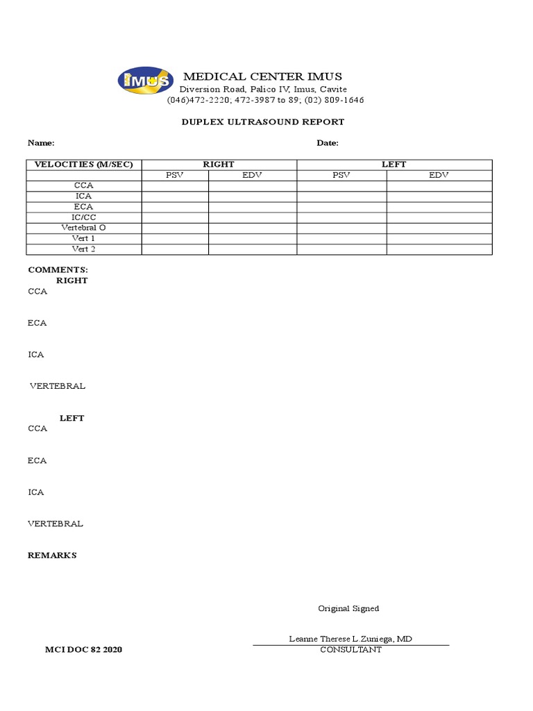 Template DVT Screening | PDF | Atheroma | Cardiovascular System