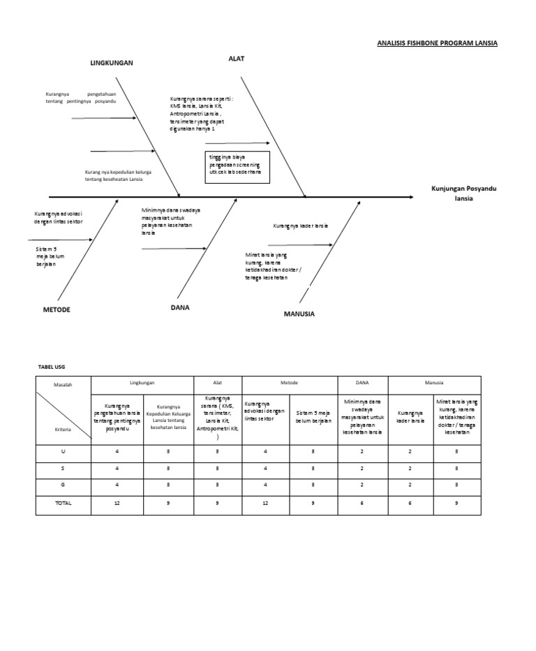 Fishbone Lansia | PDF
