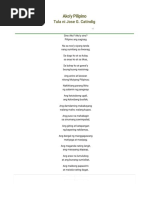 Sitsiritsit Lyrics Filipino Folk Song | PDF
