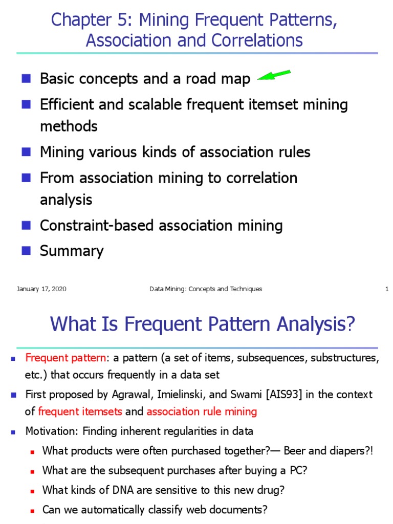 Frequent Patterns | PDF | Data Management | Databases