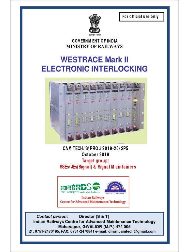 WESTRACE Mark II EI | PDF | Relay | Input/Output