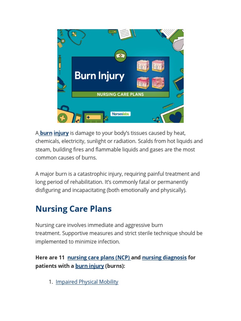 Burn NCP | PDF | Grief | Burn
