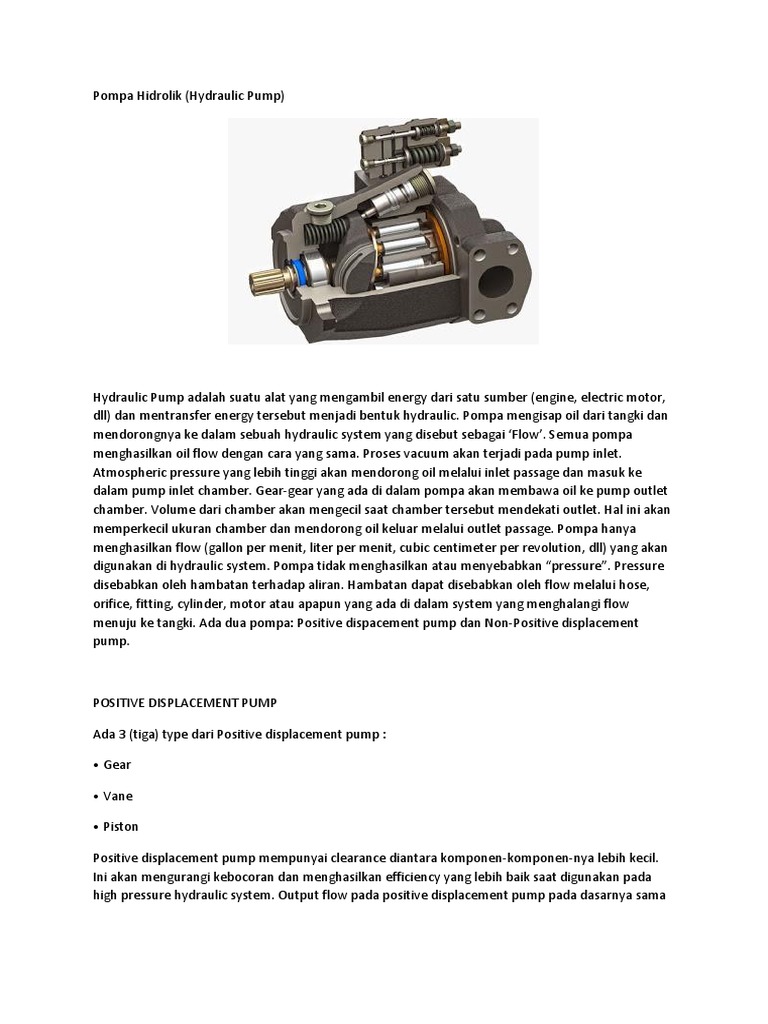 Pompa Hidrolik | PDF