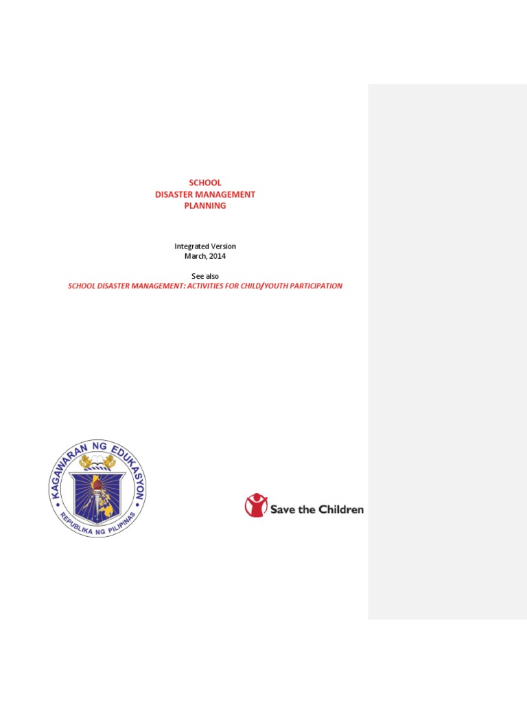 DRRM DepED Management Plan.docx | Emergency Management | Disaster Risk ...