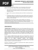 Advocate Letterhead Sample Template | PDF