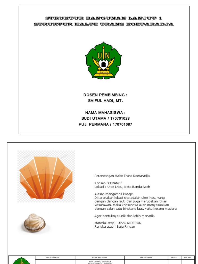 Desain Halte Trans Koetaradja | PDF