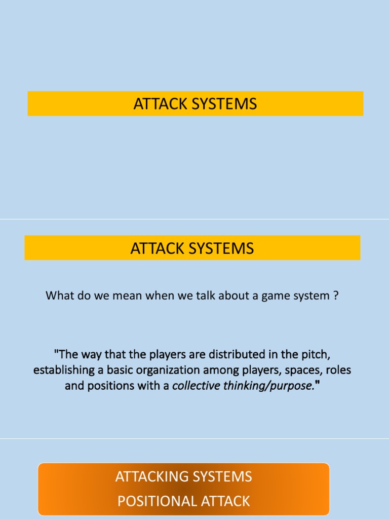 Futsal Attacking Systems and Tactics | PDF | Defender (Association ...