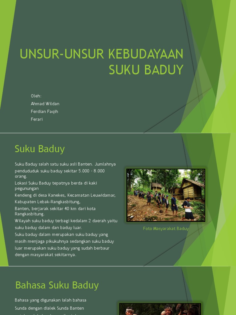Suku Baduy | PDF