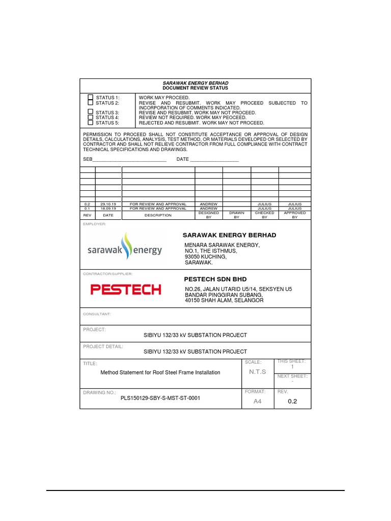 MOS Roof Truss Installation | PDF | Construction Management | Truss