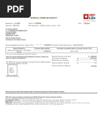 This Is An Electronically Generated Duplicate Premium Receipt and Does ...