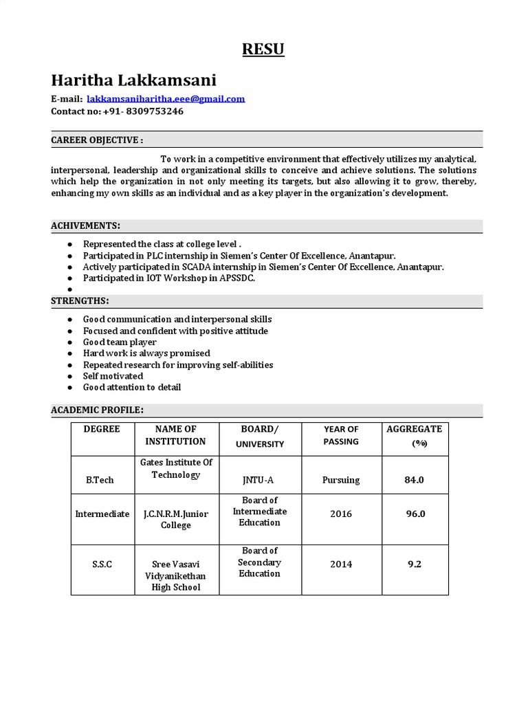 Haritha CV | PDF | Cognition | Communication