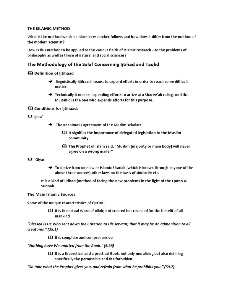 Islamic Studies Notes | PDF | Hadith | Prophets And Messengers In Islam