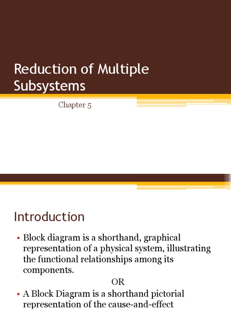 Block Diagram Reduction Methods | PDF | Control Theory | Feedback