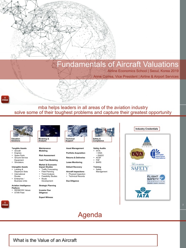 Fundamentals of Aircraft Valuation | PDF | Real Estate Appraisal ...