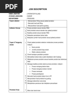 12 Contoh SOP Produksi | PDF