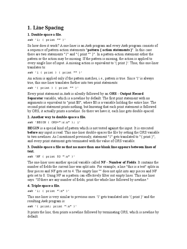 Awk | PDF | Regular Expression | Computer Programming