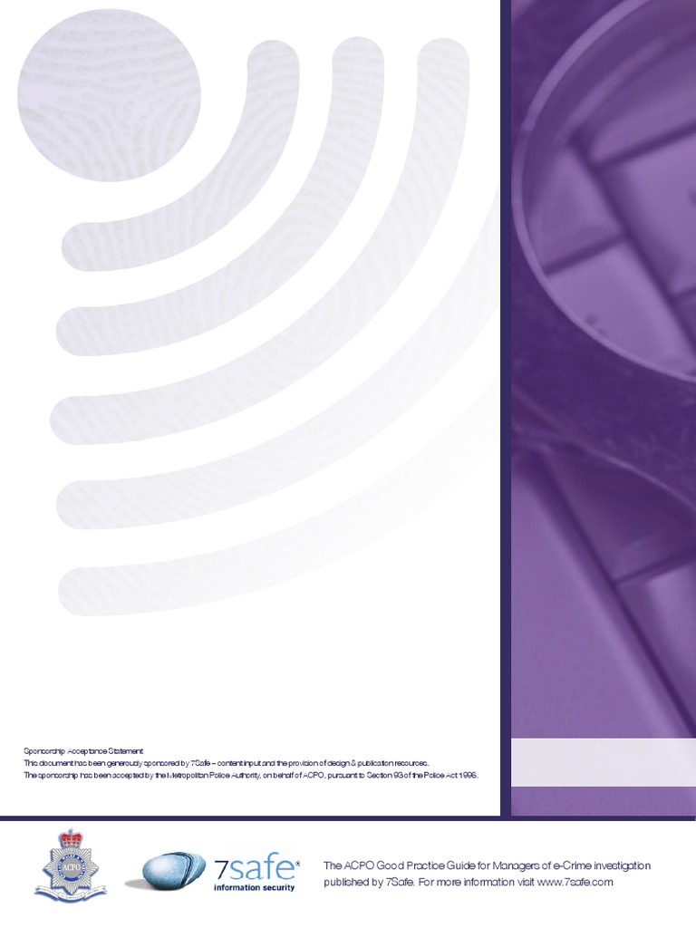 ACPO Good Practice and Advice For Manager of e-Crime-Investigation PDF ...
