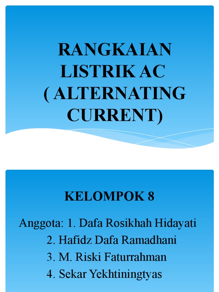 Rangkaian Listrik Ac | PDF