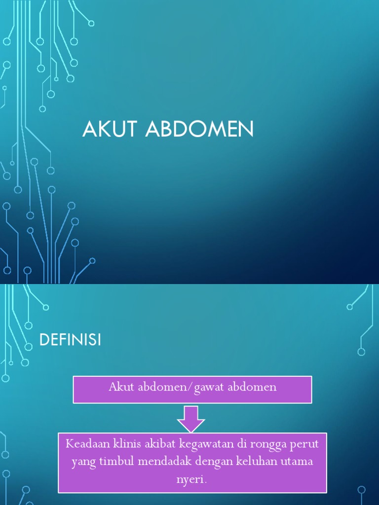 Akut Abdomen | PDF