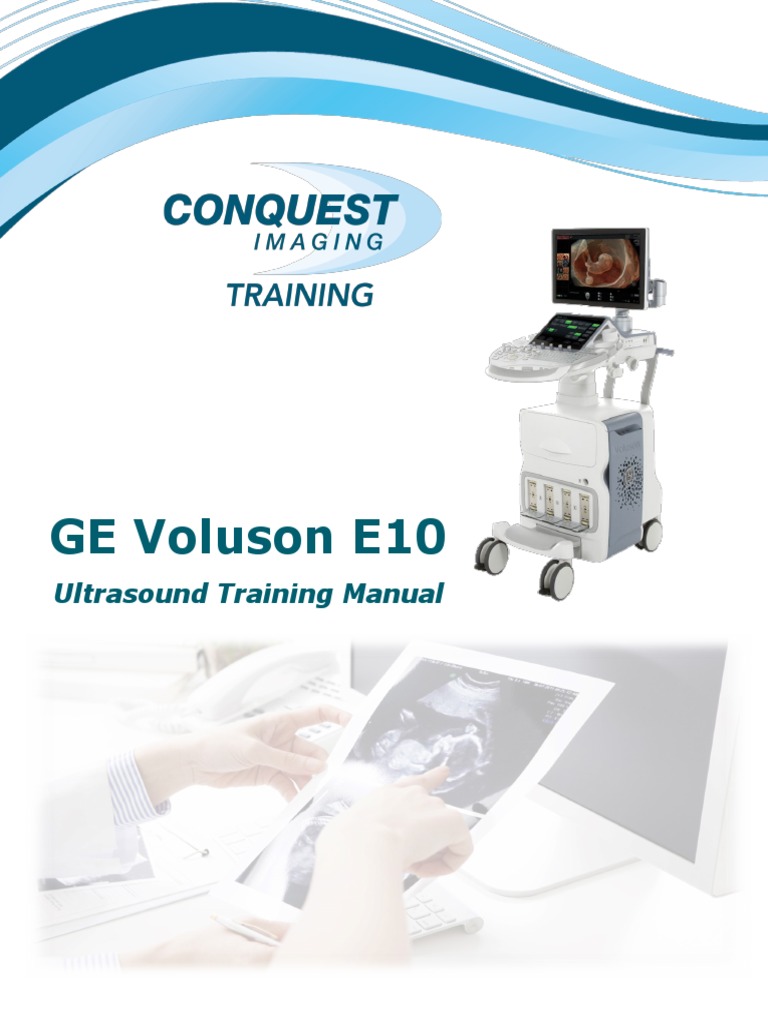 Training Manual GE Voluson E10 | PDF | Medical Ultrasound | Usb