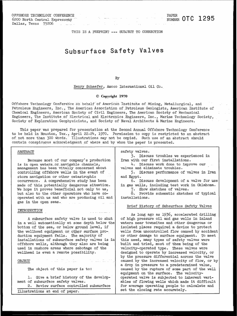 SSSV Evolution Introduction | PDF | Oil Well | Casing (Borehole)