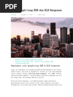 Menghitung Luas Bangunan, KDB, KLB, KDH, KB Dan GSB | PDF