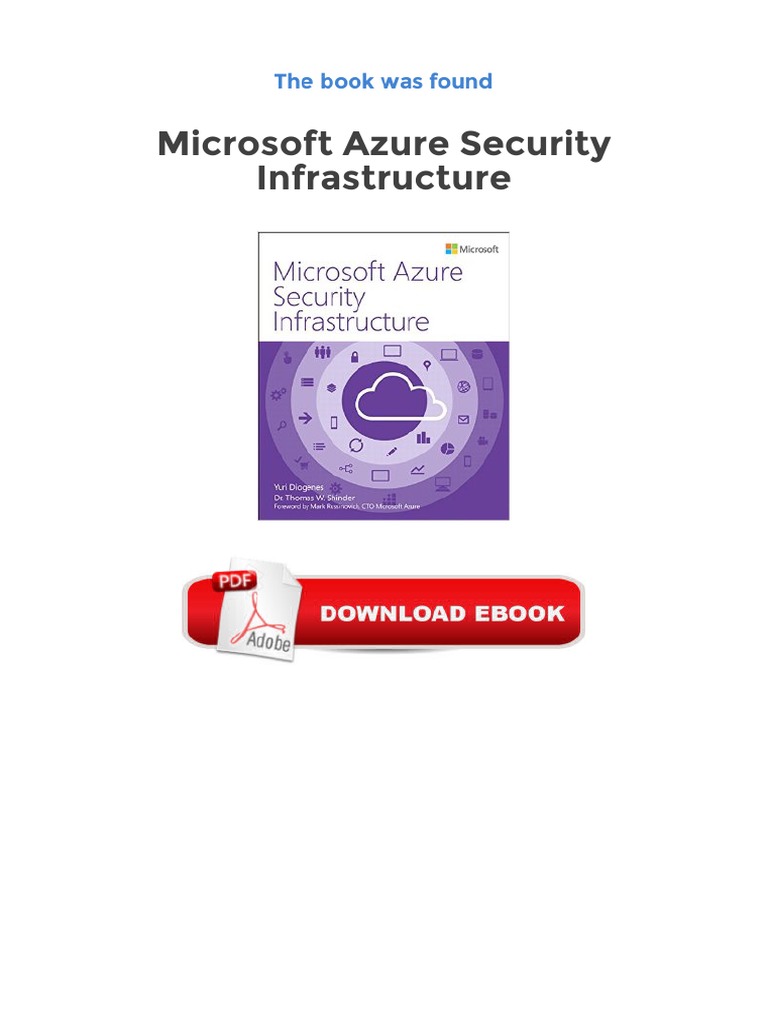 Microsoft Azure Security Infrastructure Sample | PDF | Microsoft Azure | Computer Security