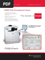 Vitros 4600 Chemistry System Specifications Sheet: "Results Matter ...