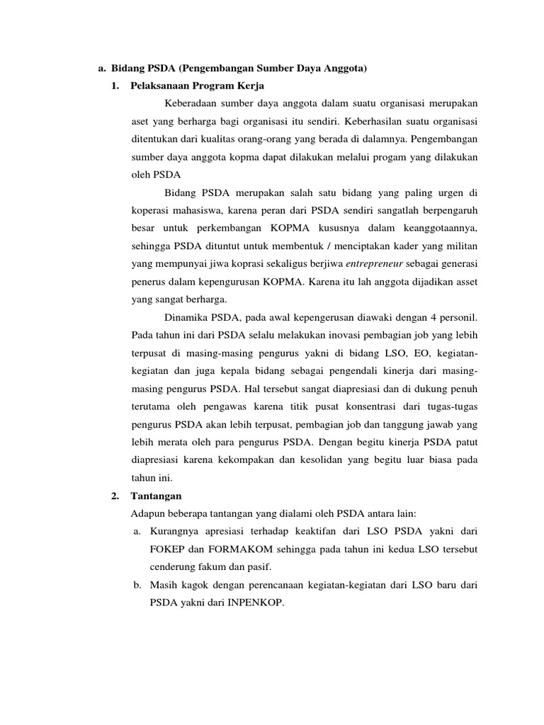 Bidang PSDA Baru | PDF