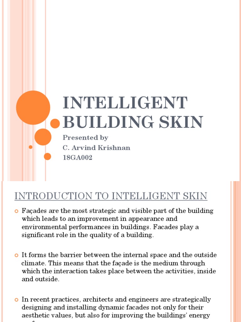 INTELLEGENT Building SKIN | PDF | Building Automation | Nature