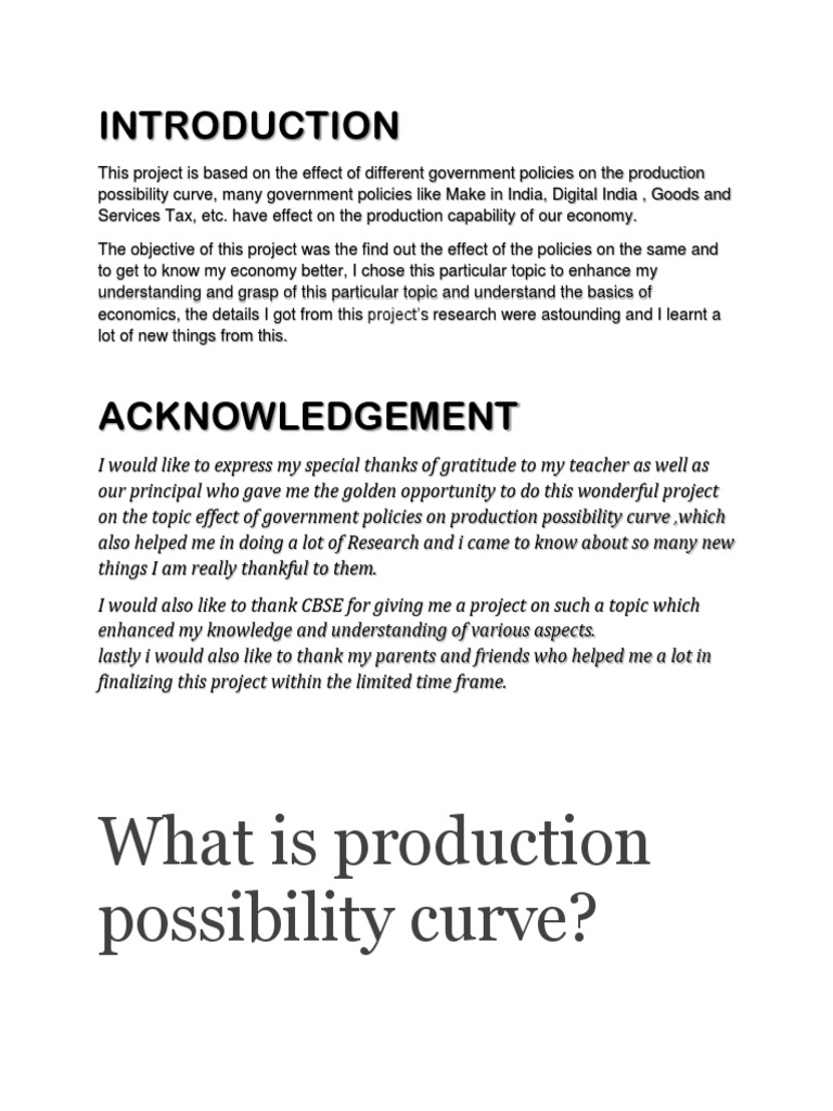 Economics Project | PDF | Economics | Economies