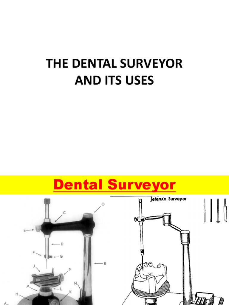 THE DENTAL SURVEYOR | Surveying | Dentistry