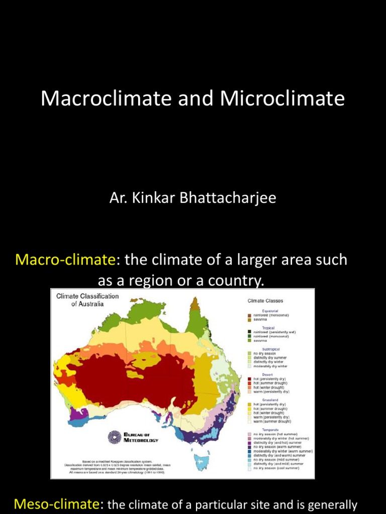 Unit I - Macroclimate and Microclimate PDF | PDF | Climate | Mountains