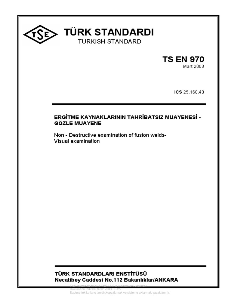 TS en 970 | PDF