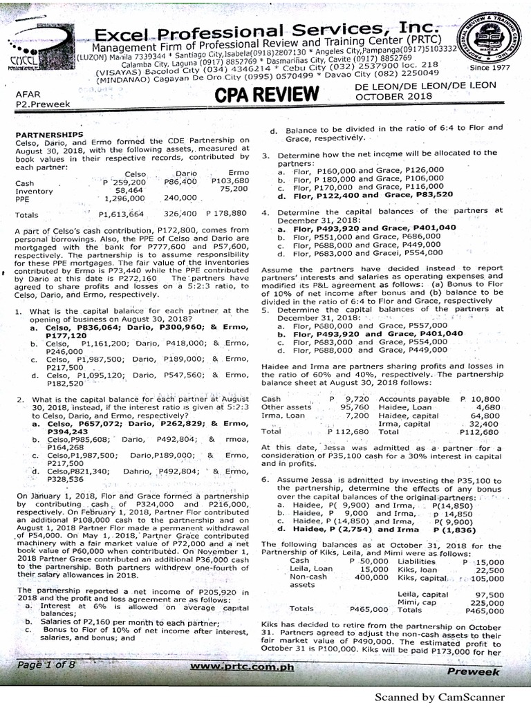 AFAR Preweek PDF | PDF