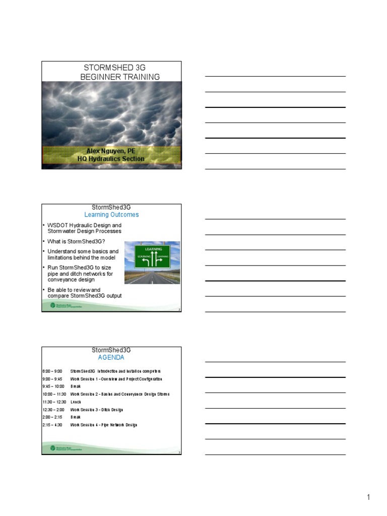 StormShed 3G Packets PDF | PDF | Stormwater | Surface Runoff
