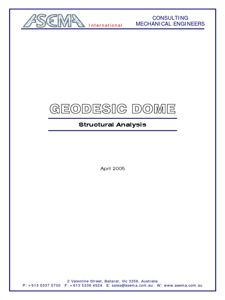 Geodesic Analysis Sample | PDF | Buckling | Yield (Engineering)