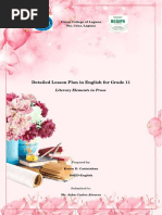 Lesson Plan Elements of Drama | PDF | Play (Theatre) | Genre