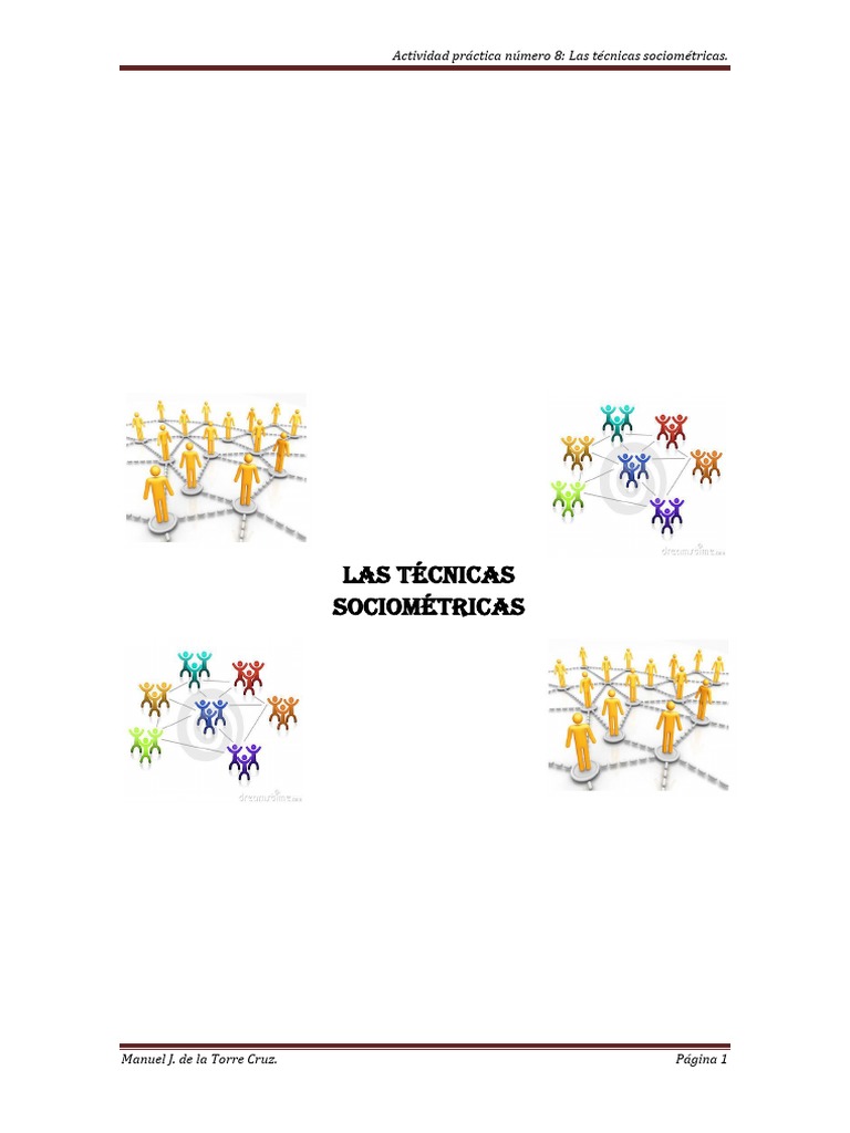 Técnicas Sociométricas en Educación | PDF | Estatus social | Matriz ...