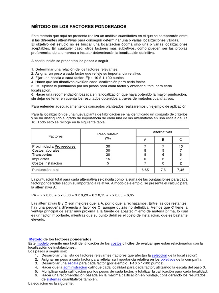 Ponderado Ejemplo | PDF | Naturaleza | Business