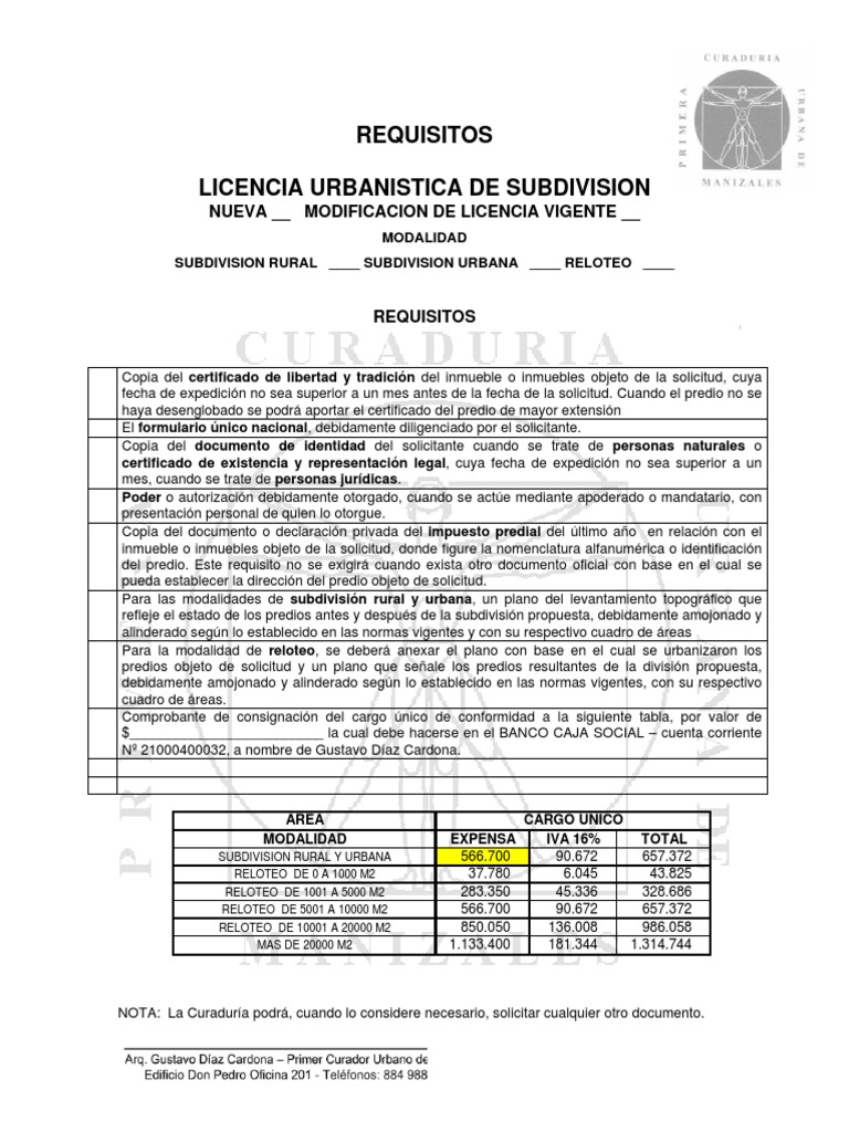 Licencia de Subdivision | PDF | Gobierno | Justicia