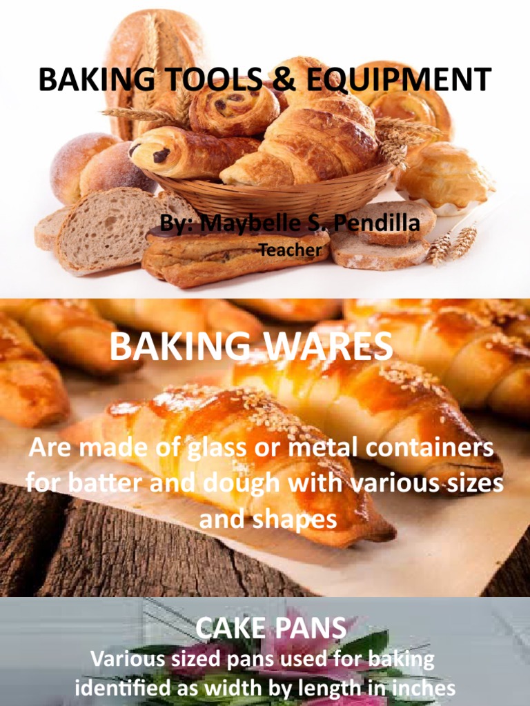 BPP Lesson 1.2 Tools and Equipment | PDF | Baking | Cookware And Bakeware