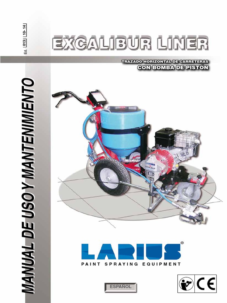 Uso y Mantenimiento de Pinta Rayas | PDF | Bomba | Aluminio