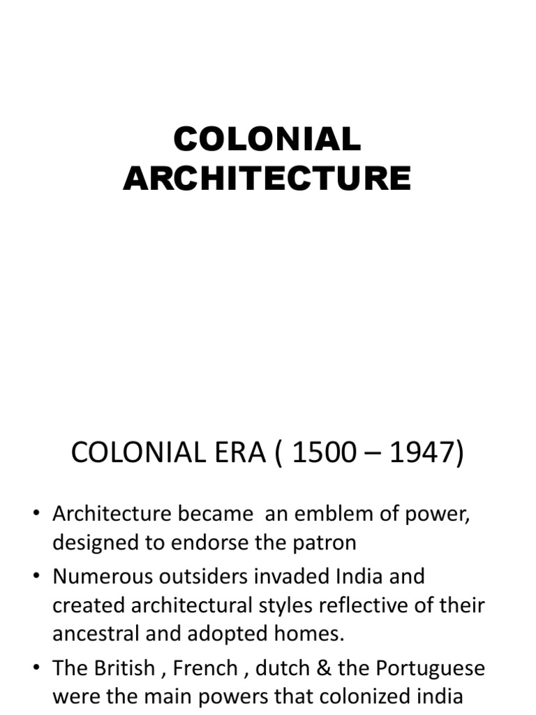 British Colonial Architecture in India | PDF | Architectural Design ...