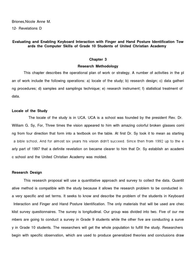Uai | PDF | Sampling (Statistics) | Questionnaire