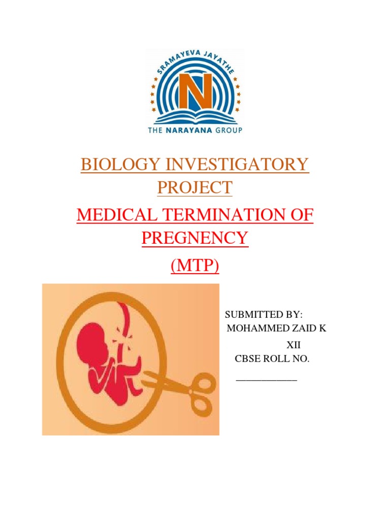 BIOLOGY INVESTIGATORY PROJECT Zaid PDF | PDF | Abortion | Childbirth