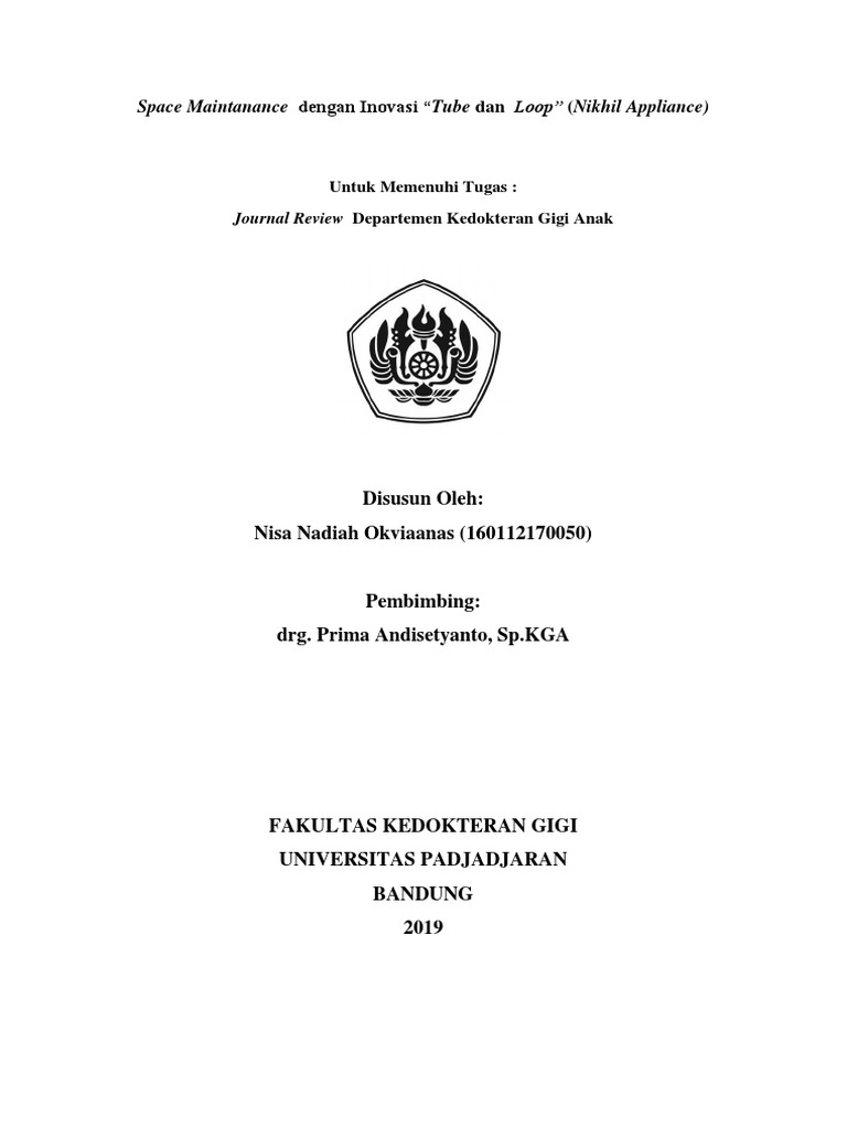 Space Maintanance With An Innovative Tube And Loop Space Maintainer